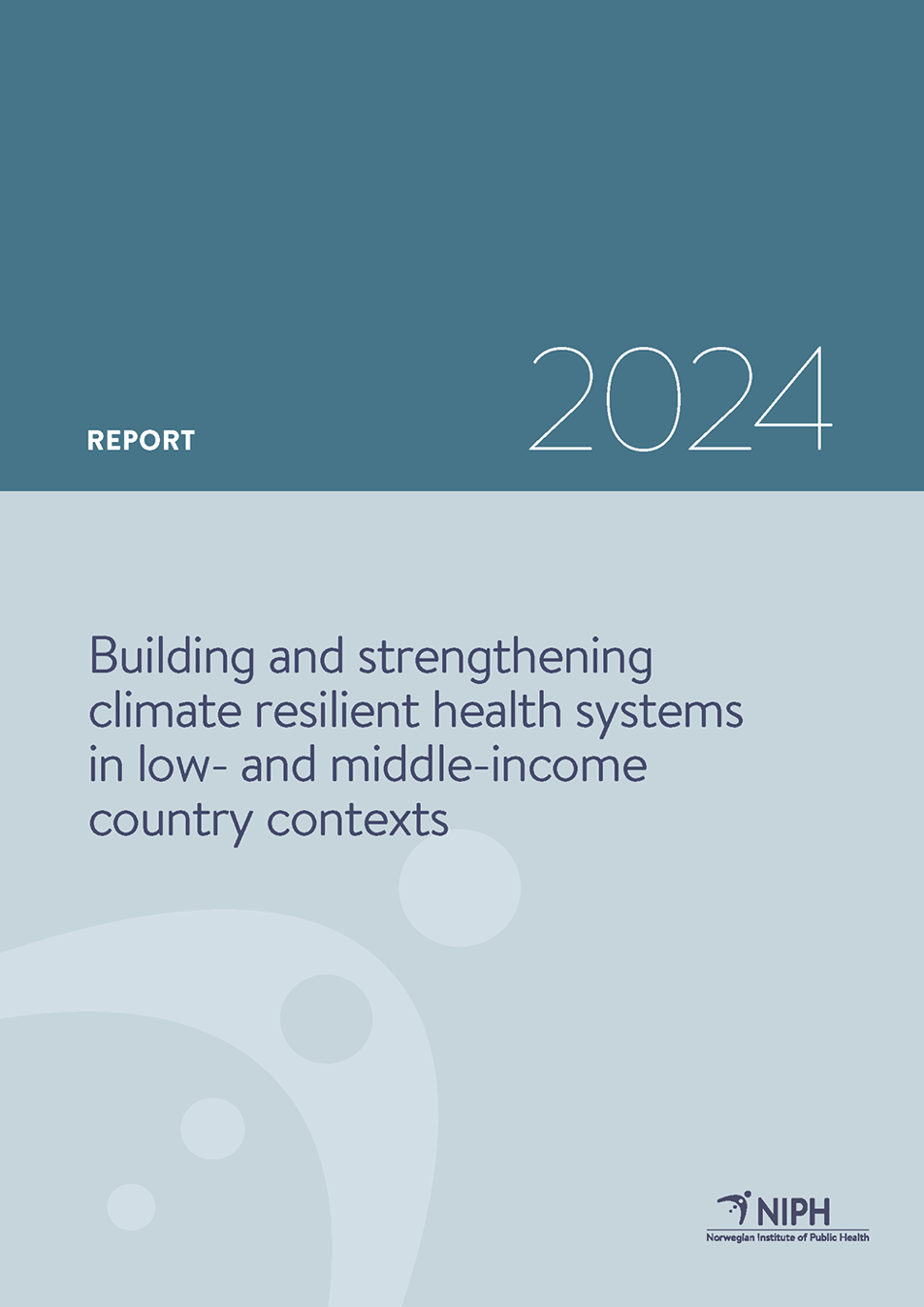 Building and strengthening climate resilient health systems in low- and ...