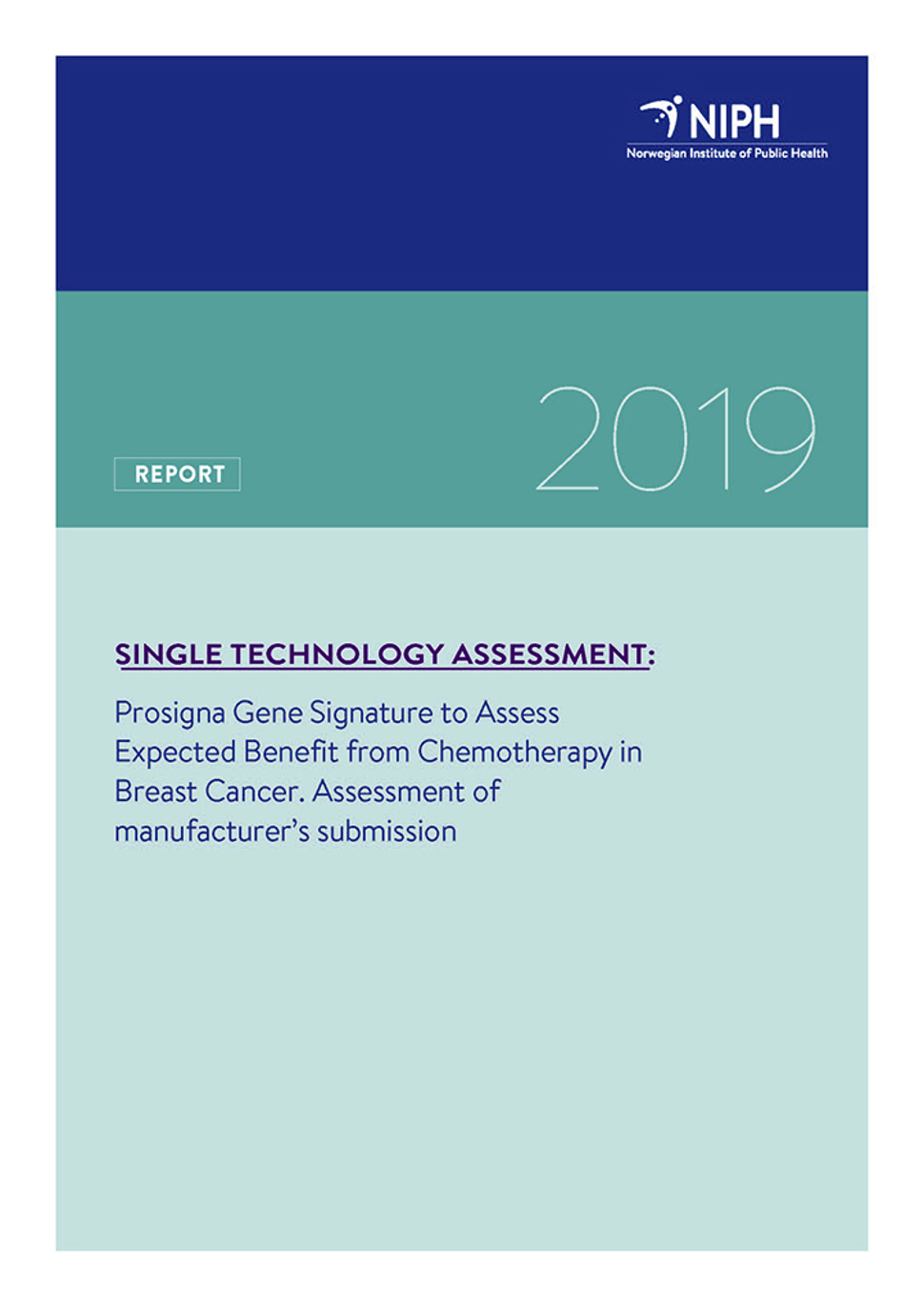 Prosigna Gene Signature to Assess Expected Benefit from Chemotherapy in ...