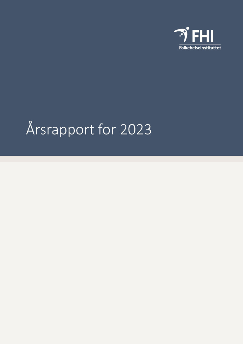 Folkehelseinstituttet – Årsrapport 2023 - FHI