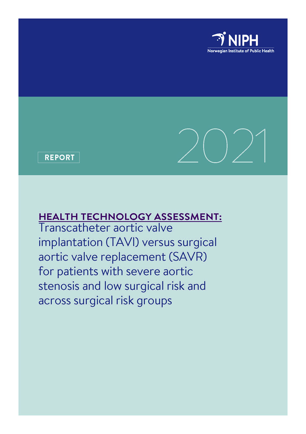 Transcatheter aortic valve implantation (TAVI) versus surgical aortic ...