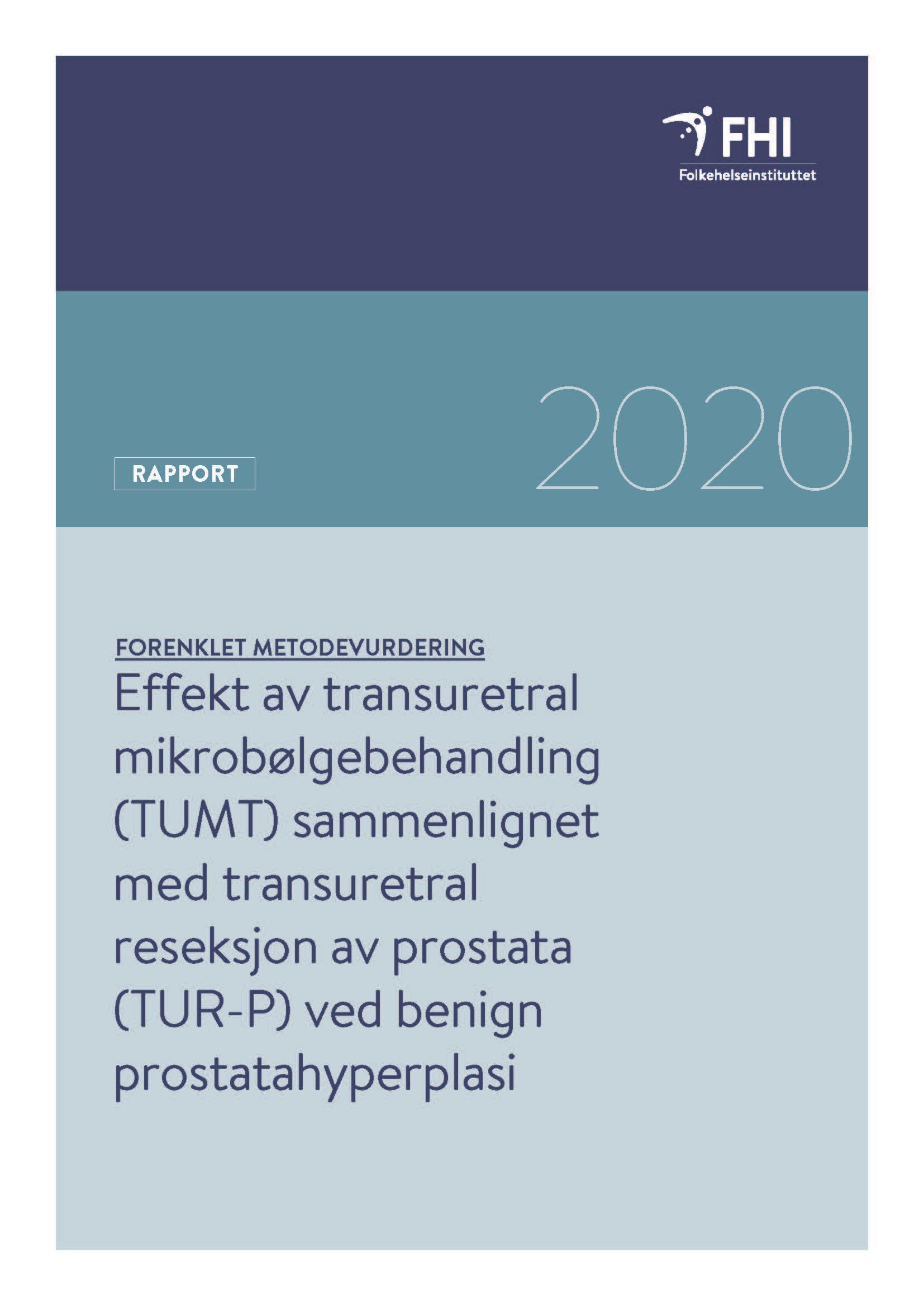 Effectiveness of Microwave thermotherapy (TUMT) compared to ...