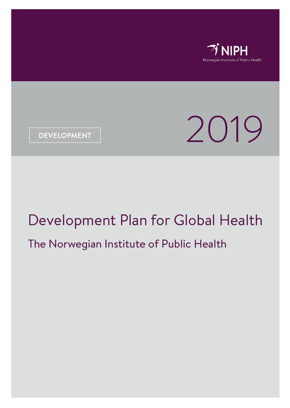 Development Plan for Global Health - NIPH